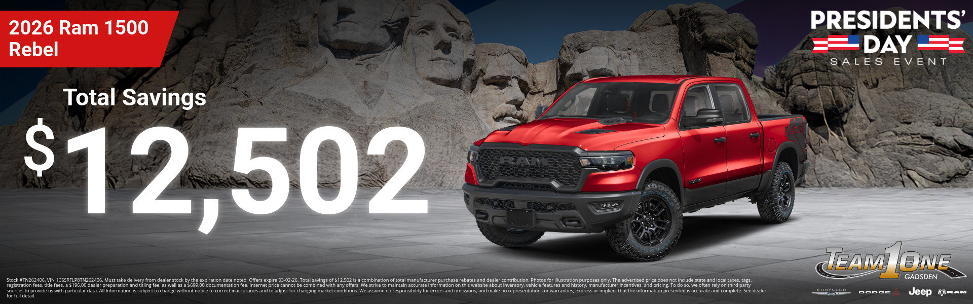 Team One Chrysler Dodge Jeep Ram Of Gadsden